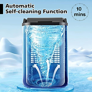 DORTALA Nugget Ice Maker Portable Ice Maker Countertop w/Self-Cleaning, 2 Ways Water Refill, 12H Appointment Function, 60 Lbs/24H, Stainless Steel Ice Machine for Home, Party, Bar, Office