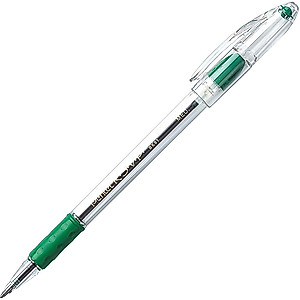 Pentel R.S.V.P. Ballpoint Pen, Medium Point, Green Ink (BK91-D) 12 Total