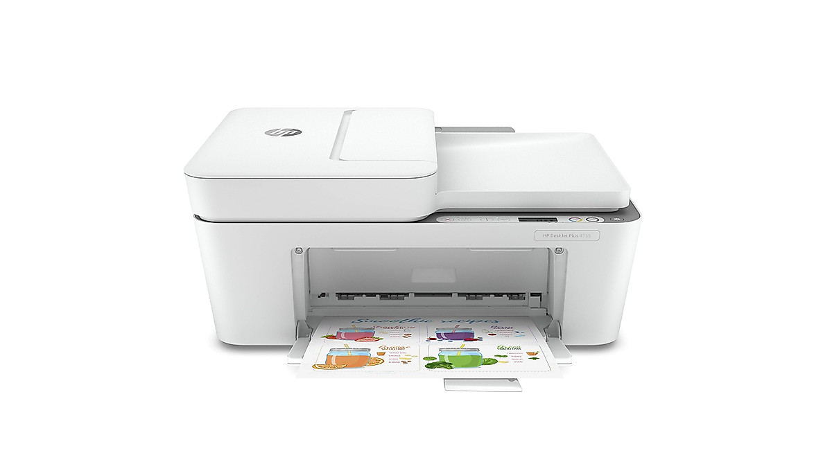 HP DeskJet Plus 4155 Wireless All-in-One Printer | Mobile & Eco-Friendly
