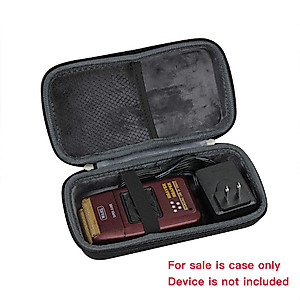 Hermitshell Hard Travel Case for Wahl Professional 8061-100 8164 5-Star Series Rechargeable Shaver Shaper (Black)