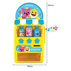 Kids Baby Cute Shark Family Mini Drink Vending Machine Toy+2Cheese#.3 Tissue