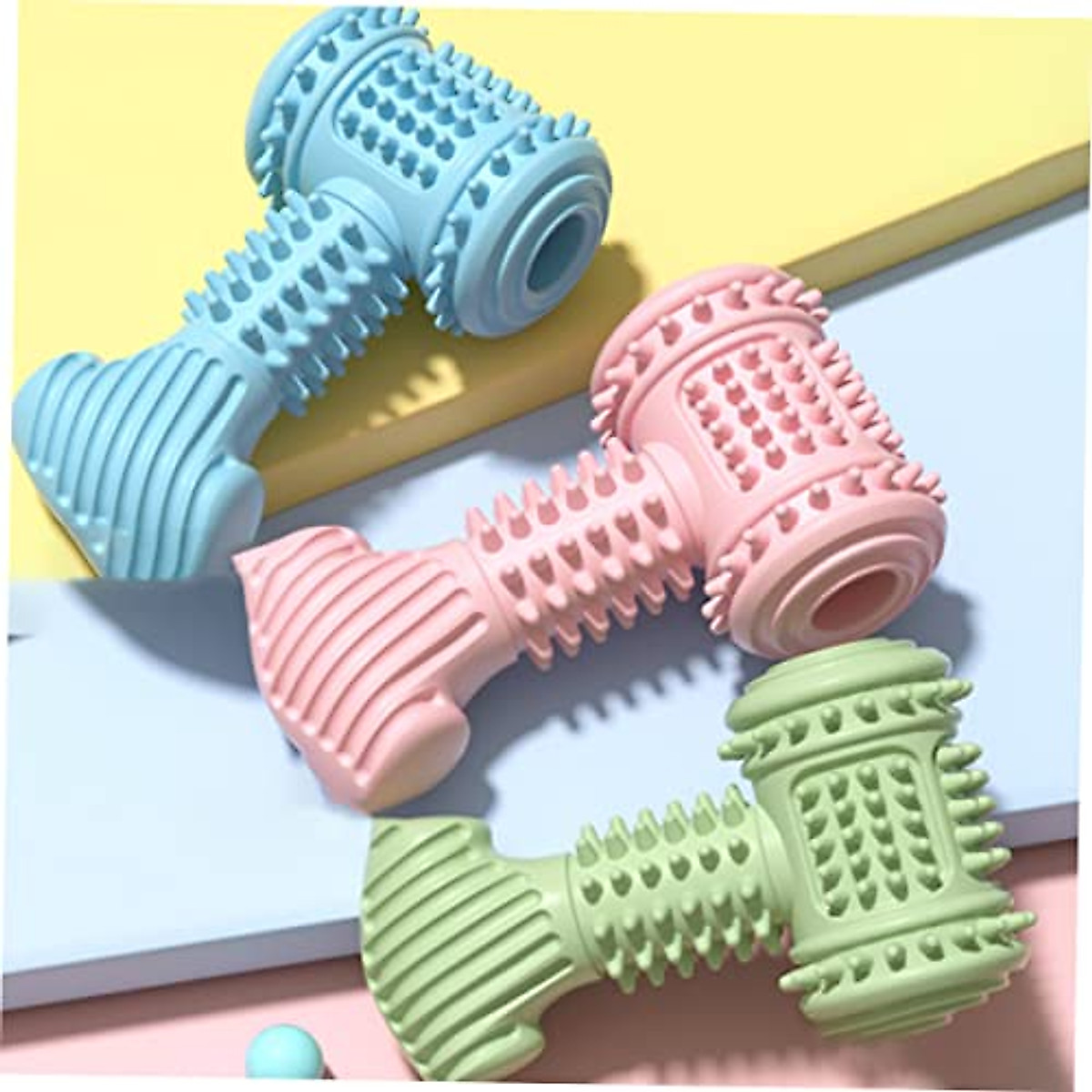Housoutil Dog Toy Pet Toothbrush Dental Interactive Molar Plaything Dog Teeth Cleaning Toy Lovely Molar Toy Dog Molar Toy Dog Accessories for Small Tow Truck Accessories Chew TPR Toys