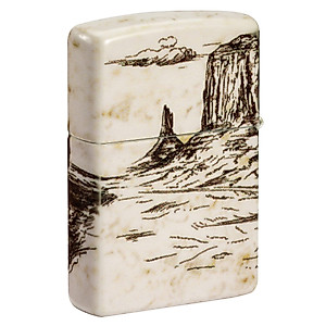 Zippo Wild West Scene Design 540 Color Pocket Lighter