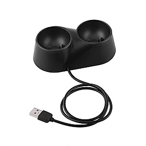 PS4 Controller Charger,Dual Charger Dock Charging Station Stand for PS4 VR Remote Controllers,Controller Charger for PS4 VR for Two PS4 VR Controller Simultaneously