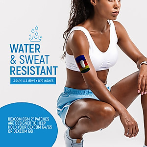 RockaDex Adhesive Patch for Dexcom CGM G6 10 Pack (Mix Pack)