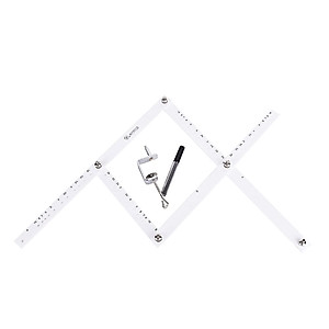Ruluti Artist Pantograph Drawing Reducer Enlarger Tool Art Craft for Office School Supplies 34cm