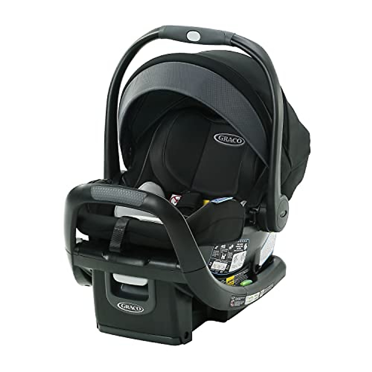 GRACO, SnugFit 35 DLX Infant Car Seat Baby Car Seat with Anti Rebound Bar, Spencer, 27.5x17.5x25.5 Inch (Pack of 1)