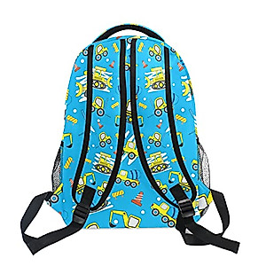 Cute Car Cartoon Excavator Backpack Bookbags Daypack Kids Girls Boys Blender Backpacks Laptop Bags School Purse Travel Sports Water Resistant Men Women