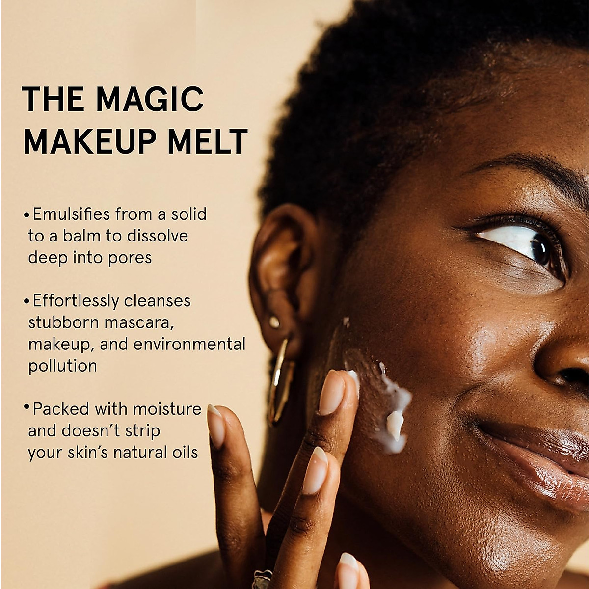 grace & stella Cleansing Balm (4.3 oz/125 ml) Makeup Cleansing Balm - Makeup Remover Balm for All Skin Types to Gently Meltaway Mascara, Eyeliner and Makeup - Fragrance Free, Vegan