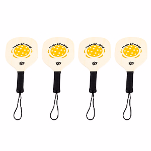 Portable Pickleball Net Set 4 Pickleballs 40&26 Holes Official Size Pickleball Net with 4 Pickleball Paddles Outdoor Pickleballs and Carry Bag for Badminton Tennis Driveway