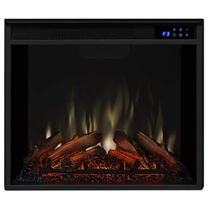 Real Flame Vivid Flame Electric Firebox, Black