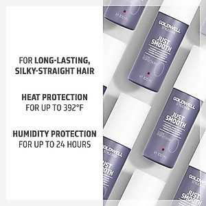 Goldwell StyleSign Just Smooth Sleek Perfection Thermal Spray Serum, 3.3 Fl Oz