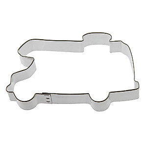 Foose RV Camper Cookie Cutter 4 Inch –Tin Plated Steel Cookie Cutters – RV Camper Cookie Mold