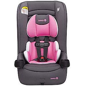 Safety 1st Jive 2-in-1 Convertible Car Seat, Rear-Facing 5-40 pounds and Forward-Facing 22-65 pounds, Carbon Rose