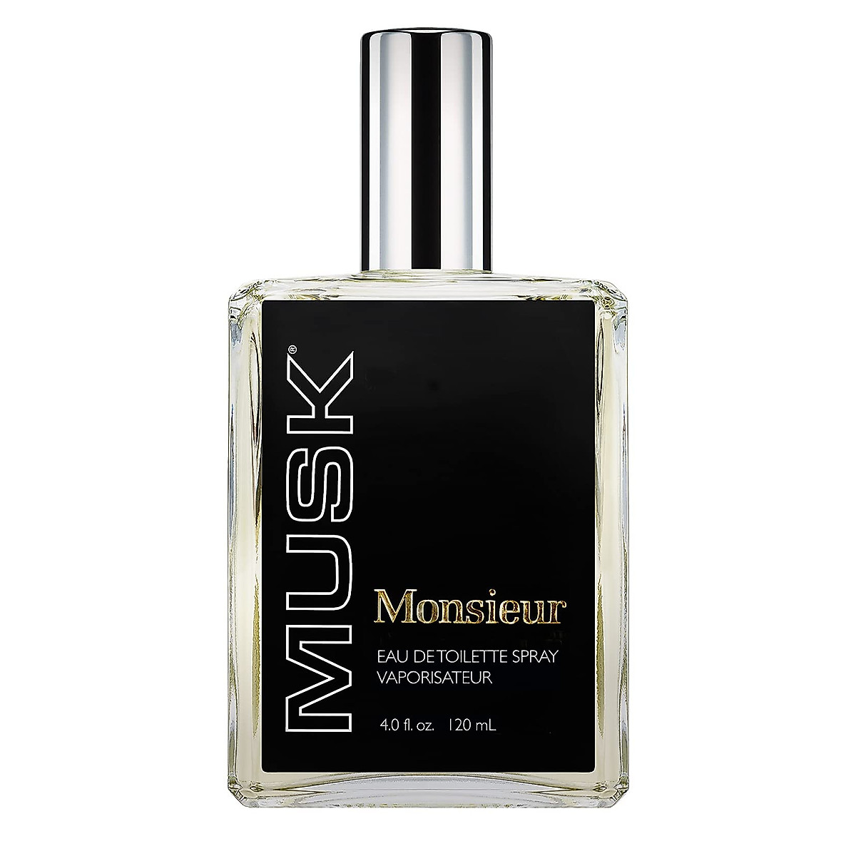 Monsieur Musk For Men Cologne Spray, 4 Ounce