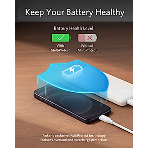 Anker Portable Charger, Power Bank, 10,000 mAh Battery Pack with PowerIQ Charging Technology and USB-C (Input Only) for iPhone 15/15 Plus/15 Pro/15 Pro Max, iPhone 14/13 Series, Samsung Galaxy