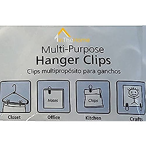 1InTheHome Multi-Purpose Hanger Clips (24 Count)