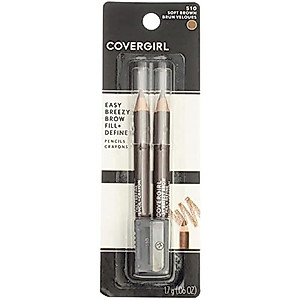 CoverGirl Brow and Eye Makers Pencil - Soft Brown (510) - 2 pk