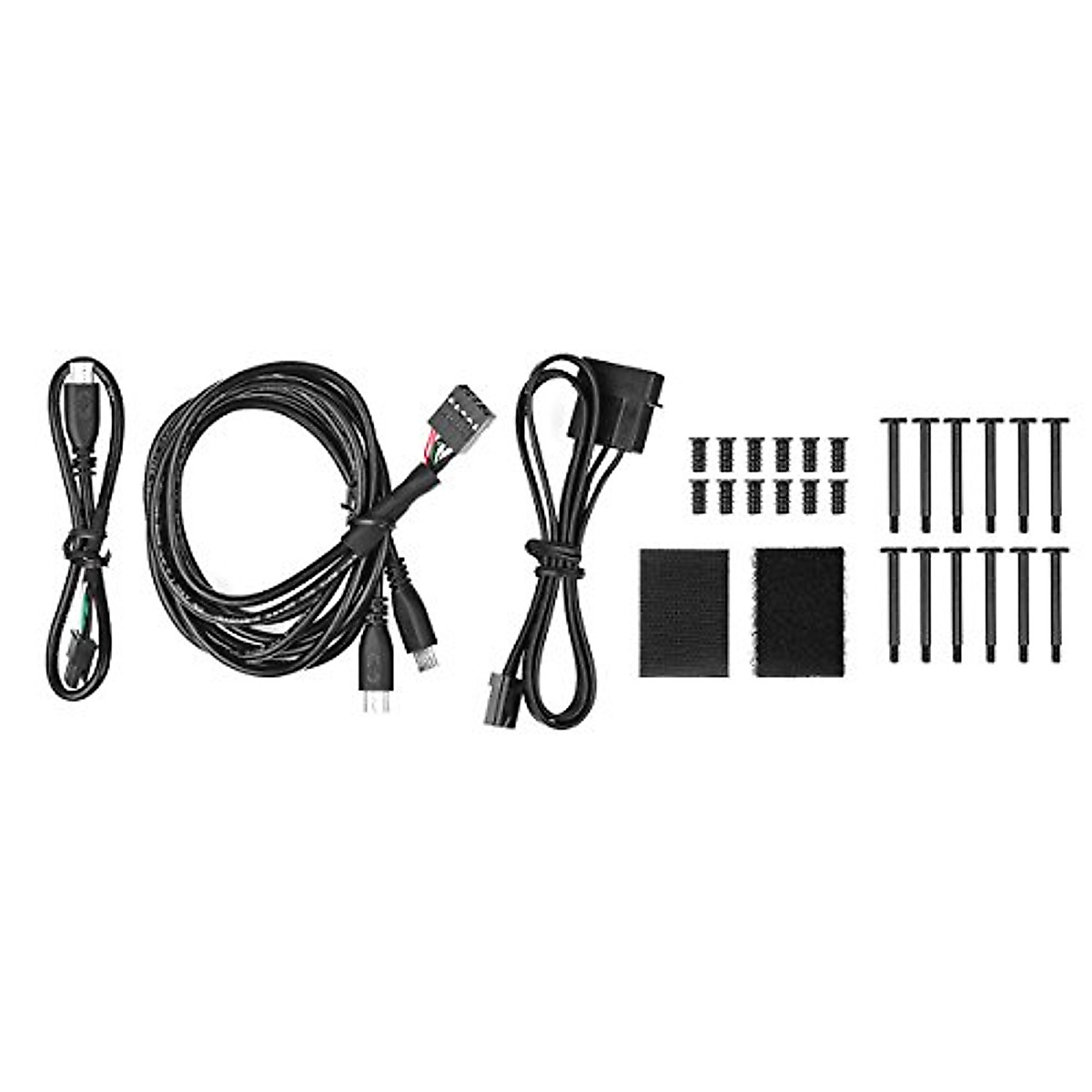 Thermaltake CL-F054-PL12SW-A Riing Plus 12 LED RGB Radiator Fan - Black (Pack of 5)