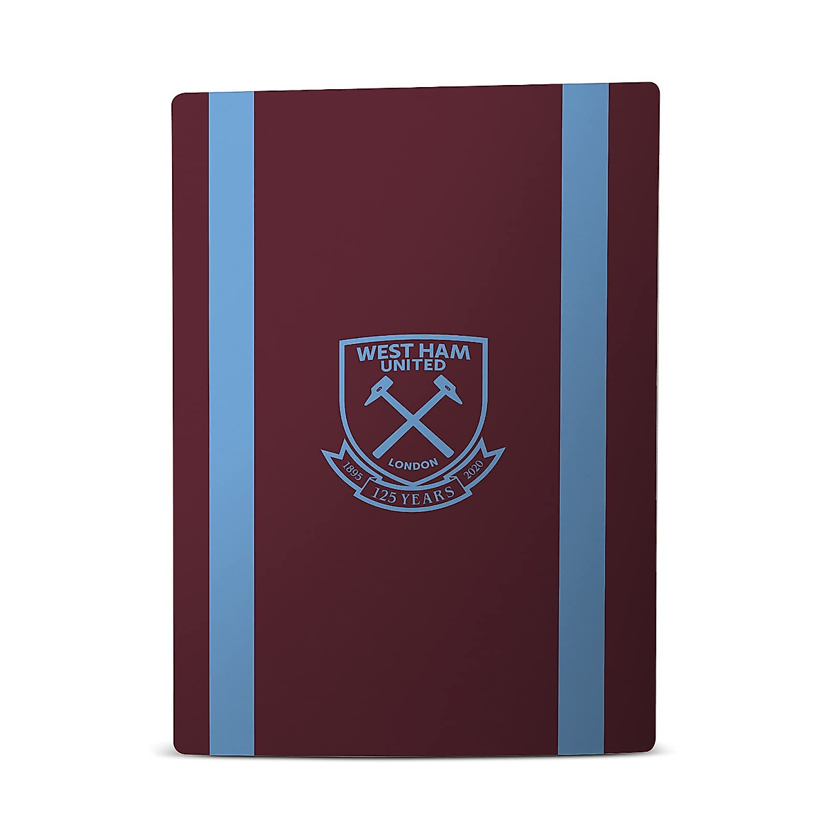 Head Case Designs Officially Licensed West Ham United FC Jersey 2020/21 Home Kit Matte Vinyl Faceplate Sticker Gaming Skin Case Cover Compatible with Sony Playstation 5 PS5 Disc Edition Console