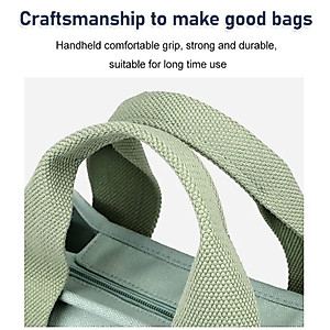 2023 New Women Large Capacity Multi-pocket Handbag, Multi-compartment Canvas Crossbody Shoulder Tote Bag For Travel Work.