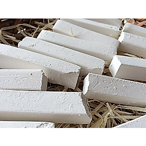 UCLAYS SVYAT SAWN edible Chalk chunks (lump) natural for eating (food), 4 oz (113 g)