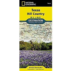 Texas Hill Country Map (National Geographic Destination Map)