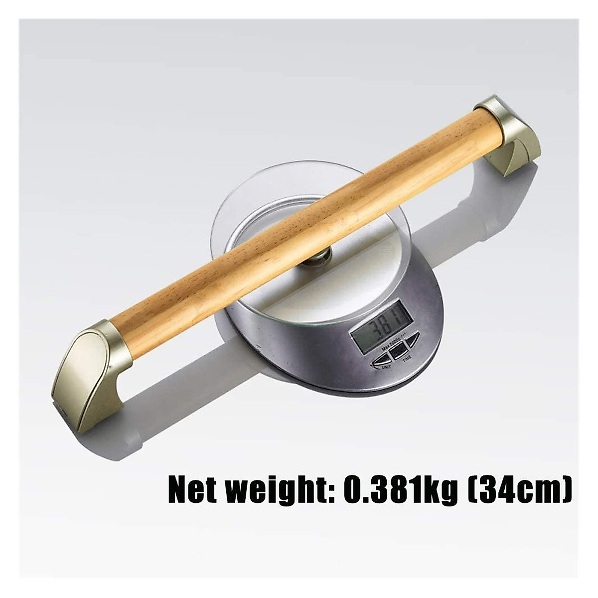 XXSLY Grab Bars Grab Rail handrail Showers and Walls Wooden Bathroom，Bath and Showers Disabled and Elderly, Waterproof Anti-Slip Safety Support Handrail Stairs and Corrido (Size : 50cm)