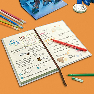 Stilip 5 Minute Journal,Gratitude Journal for Women ,Manifestation Journal,Positivity Five Minute Guide & Reflection Journal Planner 2022-2023 Undated Daily Journal White