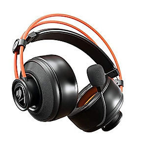 Cougar Immersa Ti Gaming Headset - Microphone and Volume Control - Lightweight- Noise Cancelling Headphone - 3.5m Phone Plug for PC Gaming, PS4 (3H300P40T.0001)