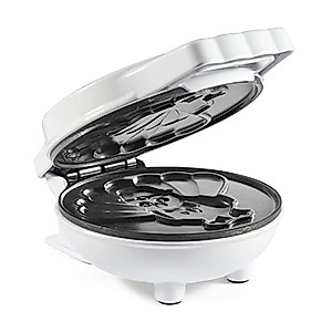 Thanksgiving Turkey Mini Waffle Maker - Make Holiday Breakfast Special for Kids & Adults w/ Cute Design, 4" Waffler Iron Electric Nonstick Appliance - Fun & Festive, Fall Gift, Recipes Included