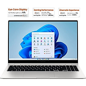 SAMSUNG - Galaxy Book2 Pro 360 2-in-1 15.6” AMOLED Touch Screen Laptop - Intel 12th Gen Evo Core i7 1260P LPDDR5 Memory S Pen w/Mouse Pad – Silver (16GB RAM | 1TB SSD)