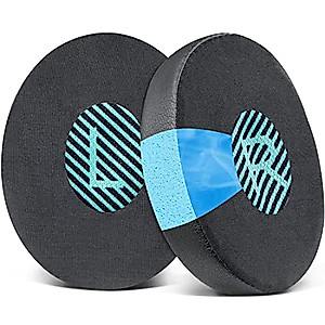 SOULWIT Cooling Gel Ear Pads Cushions Replacement for Bose On-Ear 2 (OE2 & OE2i)/ SoundTrue On-Ear (OE)/ SoundLink On-Ear (OE) Headphones, Earpads with High-Hensity Noise Isolation Foam - Black