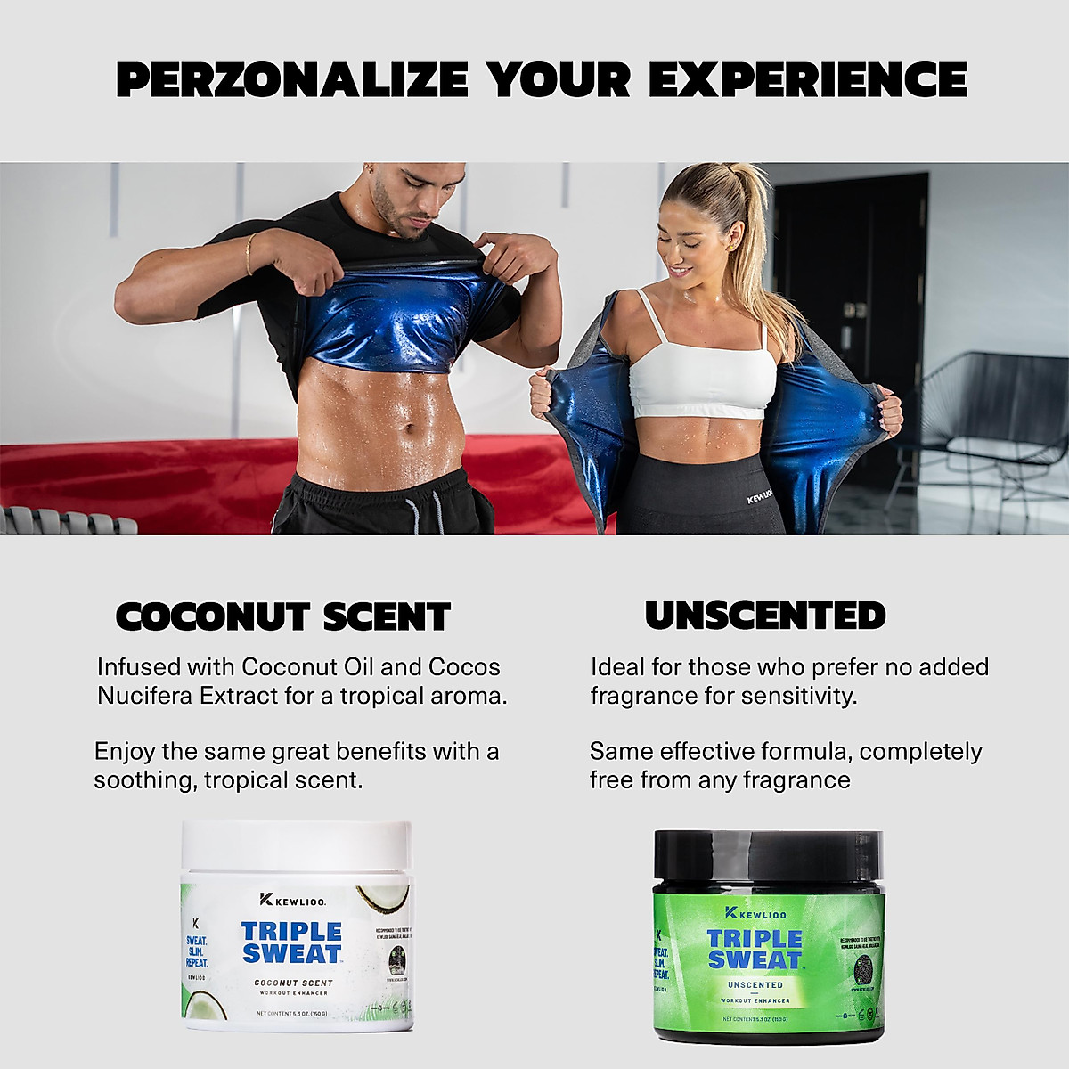 Kewlioo Triple Sweat Workout Enhancing Cream - Unscented