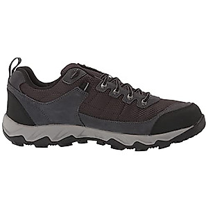 Columbia Men's Valley Pointe Waterproof Hiking Shoe, Shark/Monument, 10