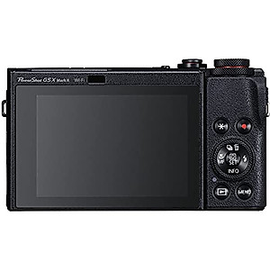 Canon PowerShot G5 X Mark II Digital Camera (3070C001) + 2 x 64GB Memory Card + 3 x NB13L Battery + Corel Photo Software + Charger + Card Reader + LED Light + Bag + More (Renewed)