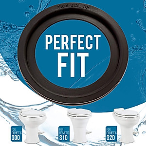 Mission Automotive Flush Ball Seal fits Dometic 300/310/320 RV Toilets - Comparable to Part 385311658 Kit - Ideal Replacement Gasket