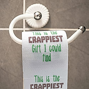 This Is The Crappiest Gift I Could Find Design Toilet Paper Roll Tissue Gag Gift