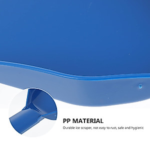 YARNOW 2pcs Snow Blower Fridge Ice Shovel Fridge Ice Scraper Fridge Ice Removal Tool Refrigerator Snow Shovel Freezer Ice Defrost Shovel Hand Squeegee Freezer Shovel Pp Household Spatula