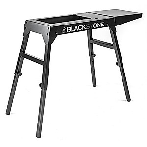 Blackstone 5013 Universal Griddle Stand, Size 17"/22" Leg Side Shelf is Made to fit Either The 17" or 22" Table Top, Black & 1724 Cover, Black