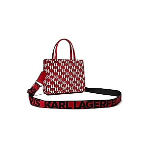 Karl Lagerfeld Paris Maybelle Satchel Crimson Combo One Size