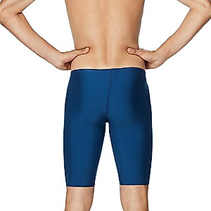 Speedo mens Swimsuit Endurance+ Solid Usa Adult athletic swim jammers, Navy, 34 US