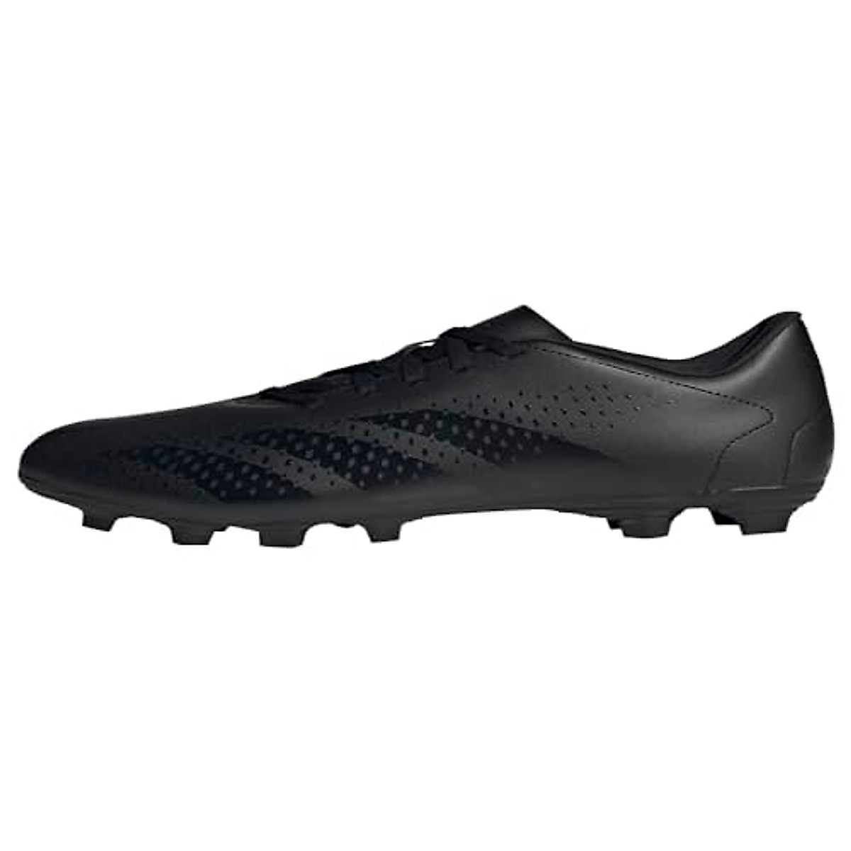 adidas Unisex Predator Accuracy.4 Flexible Ground Soccer Shoe, Black/Black/White, 11 US Men