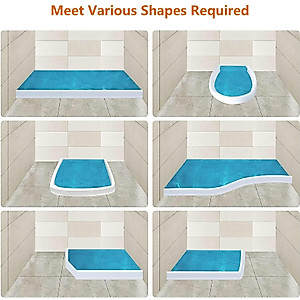 KFJZGZZ 39 inch Silicone Water Guard for Kitchen Sink, Rubber Shower Threshold Splash Guard, Water Stopper Shower Door Seal Strip, Sink Splash Guard Suitable for Kitchen Bathroom Bathtub