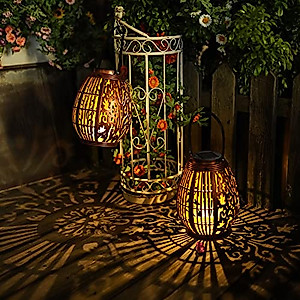 TAKE ME Unique Solar Lantern,Outdoor Garden Hanging LED Light,Waterproof LED for Table,Outdoor,Party