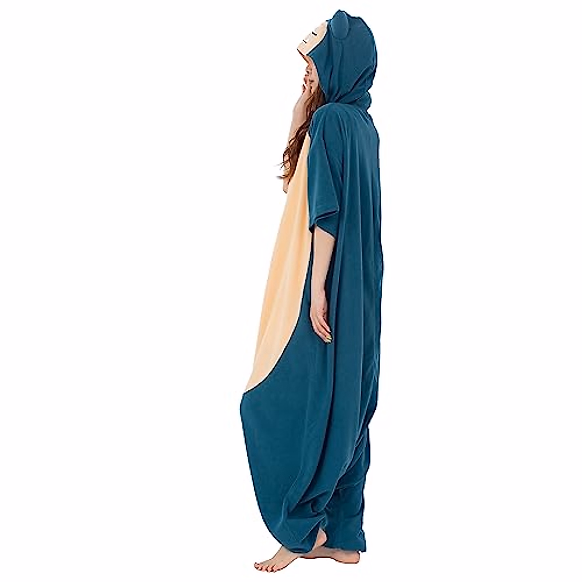 SAZAC Kigurumi - Pokemon - Snorlax - Summer Onesie Jumpsuit Halloween Costume (One Size)