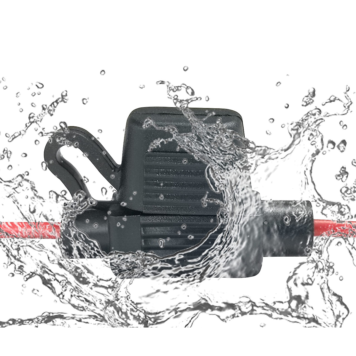 VANTRONIK Waterproof Inline Fuse Holder 5 Pack for Mini Fuse,18 Gauge AWG Wire UL1015, Fit for Mini Blade Fuse, 12 Inches Long