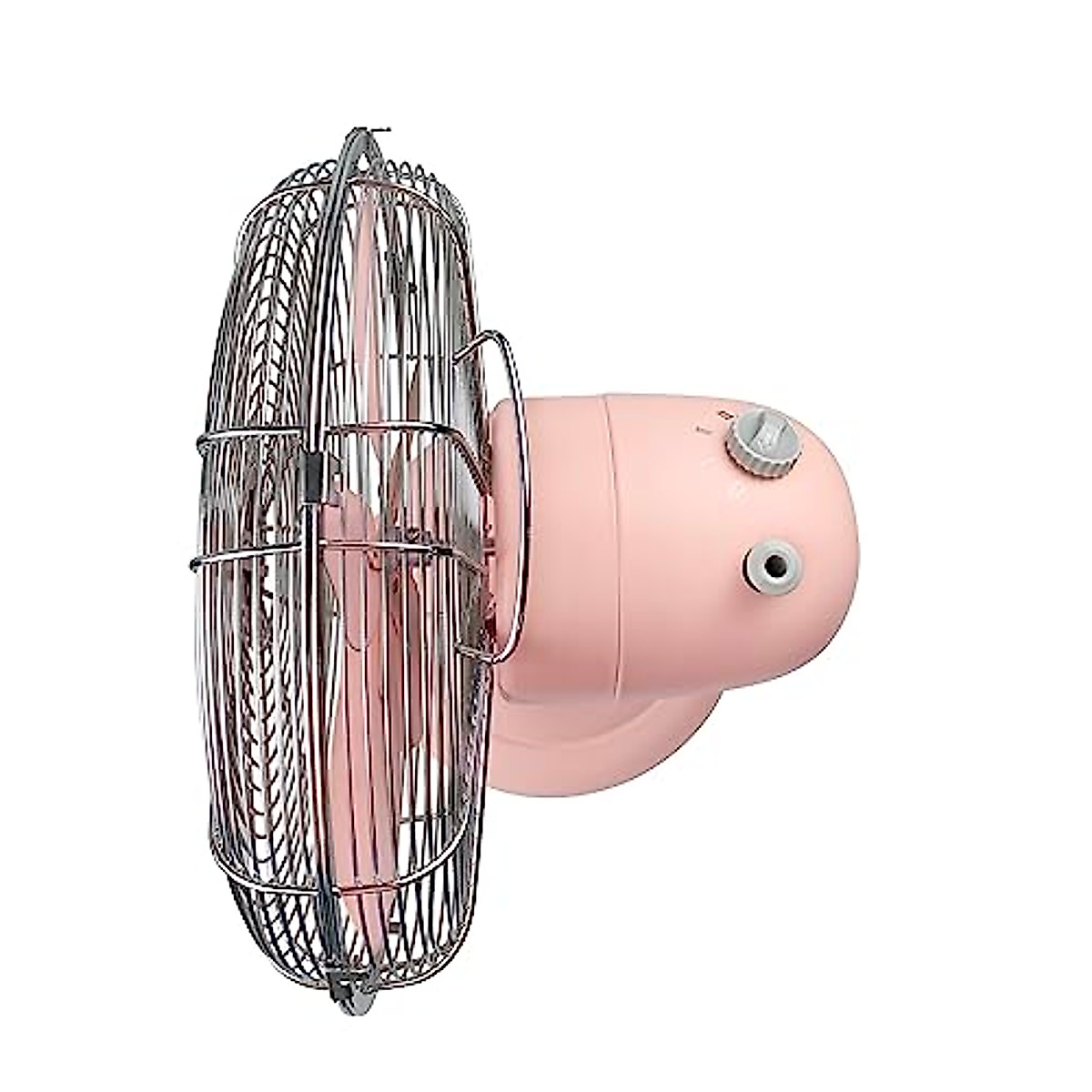 Good Housekeeping All-Metal 12" Retro Table Fan, Pink