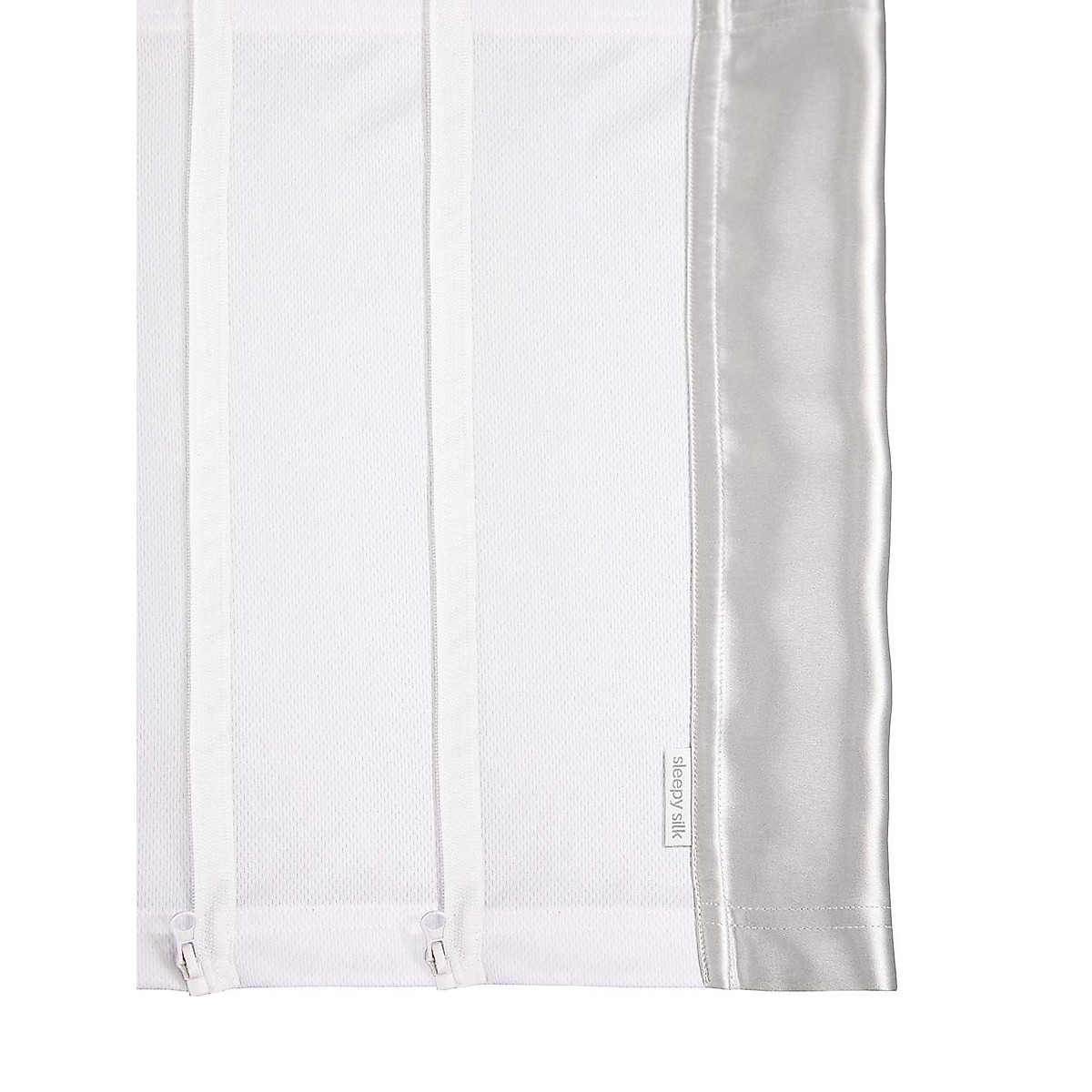 SLEEPY SILK - Baby Silk Bassinet Sleeve | Silk Bassinet Sleeve for Baby Hair Loss | Silk Baby Bassinet Bedding in 25 Momme Mulberry Silk | SIDS Safe Silk Bassinet Slip for Baby | Dove Gray