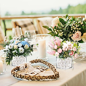 ALMOXVYE 48 Pcs Clear Acrylic Boxes, Small Plastic Square Cube with Lid, 2.2 x 2.2 x 2.2 Inch Mini Acrylic Containers for Candy Pill and Tiny Jewelry, Artwork Display